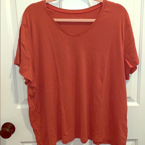 Sonoma | Tops | Salmon Tshirt | Poshmark